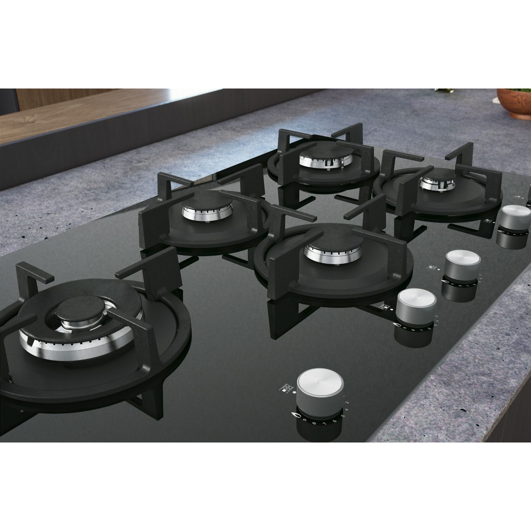 Ariston Built-in Gas Hob, 5 Burners, Black - AGS 92SBK | Best price in ... Ariston Built-in Gas Hob, 5 Burners, Black - AGS 92SBK | Best price in ...