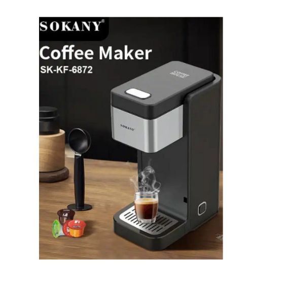 Sokany Espresso Coffee Maker, 900 ML, 750 Watt, Black and Silver - SK ...