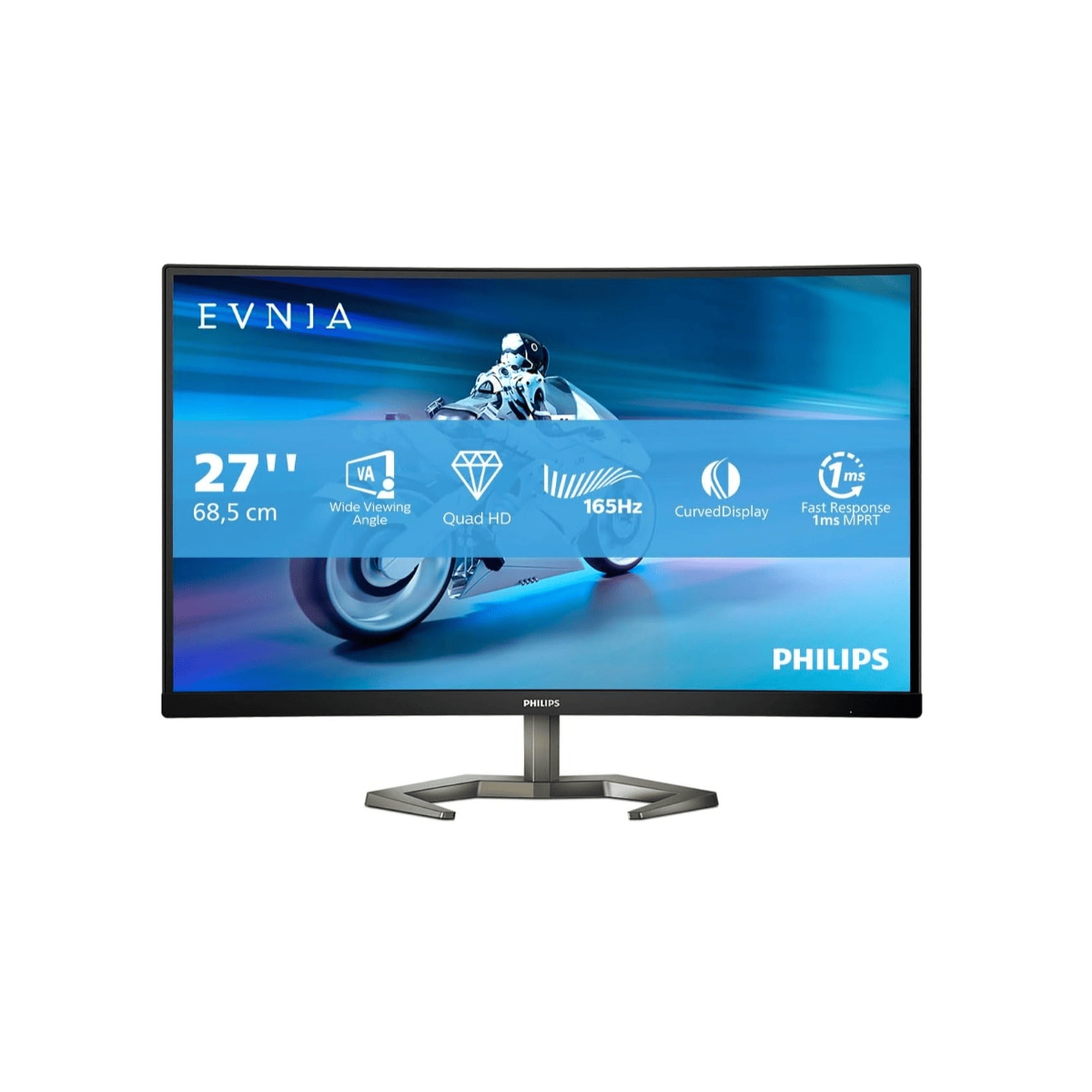Philips Evnia 27 Inch QHD VA Monitor, 165Hz, Black - 27M1C5500VL | Best ...
